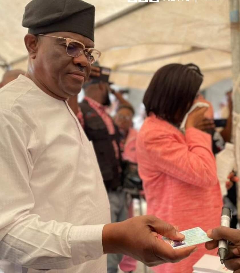 Wike votes hours after BVAS machine failed